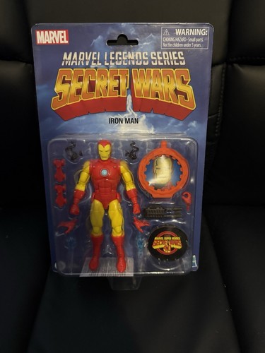 Marvel Legends Secret Wars Classic Iron Man Retro 6" Figure Wave 1 ...