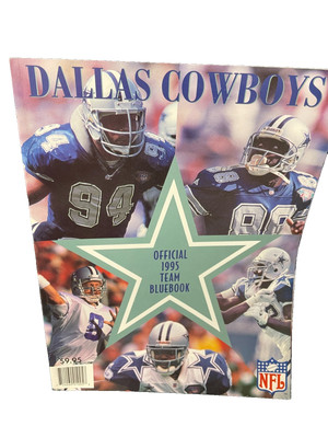 1995 Dallas Cowboys Team Bluebook - Aikman - Smith - Sanders - Pics ...