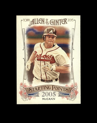 2015 Topps Allen & Ginter #SP-58 Brian McCann Atlanta Braves Starting ...