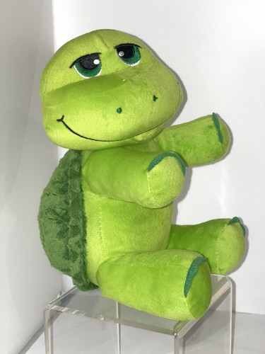 Progressive Plush Tuesday Green Turtle Smiling Sitting Stuffed Animal 9 ...