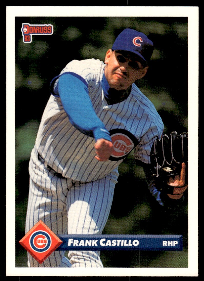 1993 Donruss Baseball Card Frank Castillo Chicago Cubs #400 | eBay