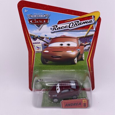 Disney Pixar World of Cars Race O Rama Andrea #89 Die-Cast P1650 Mattel ...