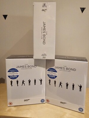 The James Bond Collection Blu-Ray Box Set 23 Disc Box Set New ! Region ...