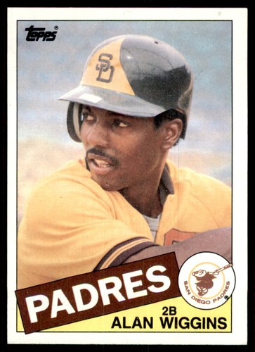 1985 Topps Alan Wiggins San Diego Padres #378 | eBay