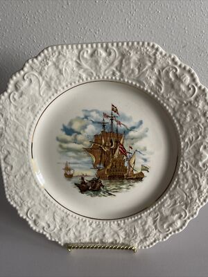 Lord Nelson Pottery England Ship Vintage collectible plate Hand Crafted ...