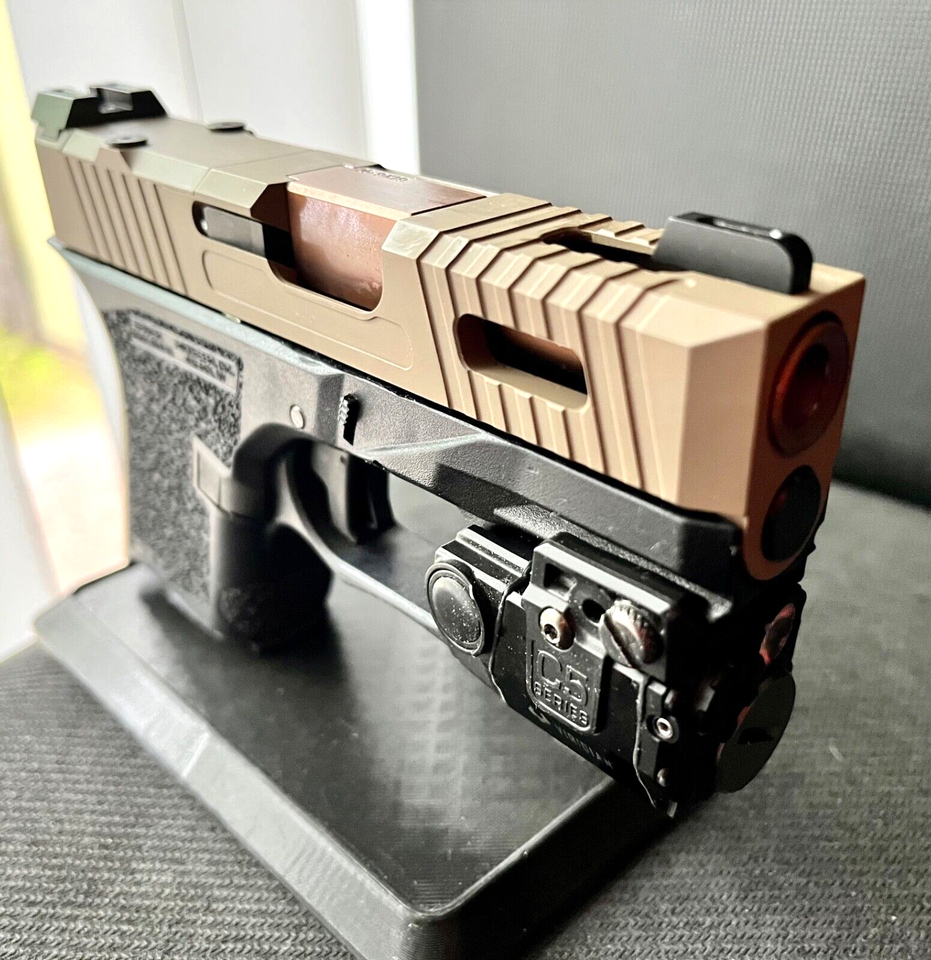 Complete Glock 26 Gen 3 Slide RMR Cut Flush Barrel FDE G26 Upper +FREE ...