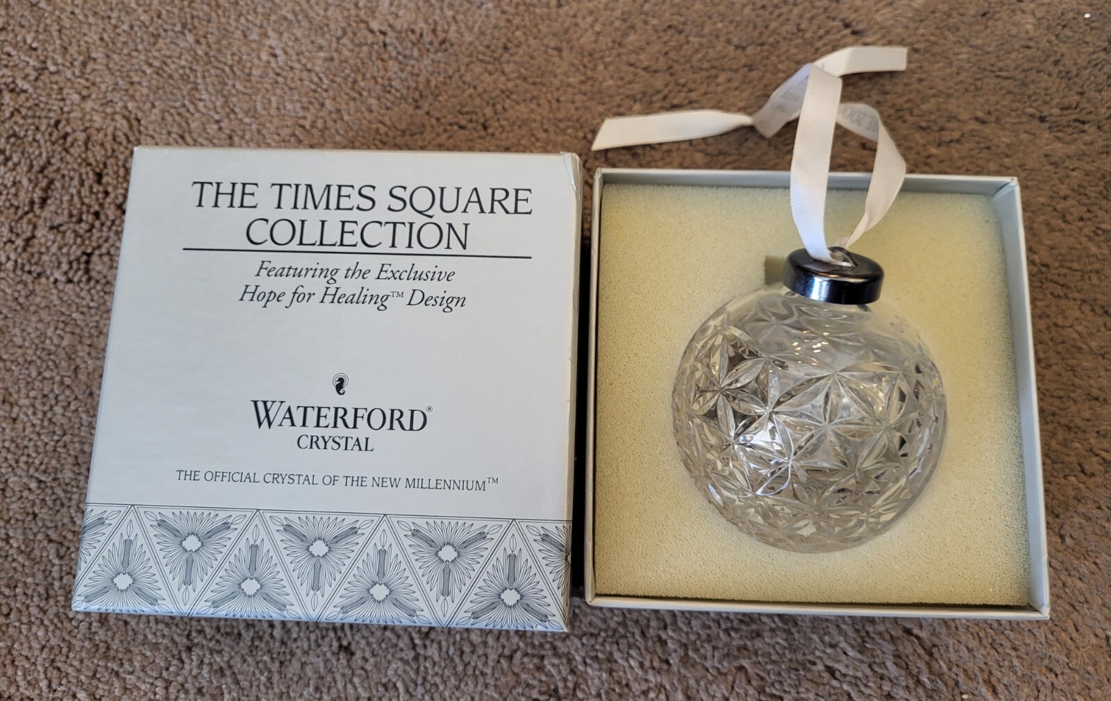 Waterford Crystal The Times Square Collection Star Of Hope Ball ...