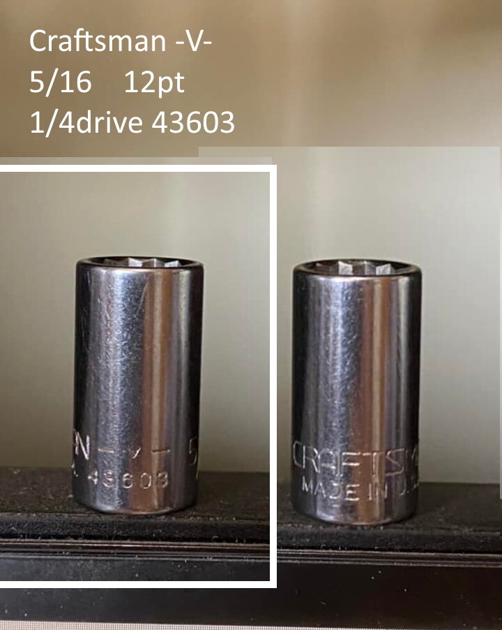 USA MADE 5/16" Sockets 6pt 12pt 1/4 3/8 drive , many Brands tools | eBay