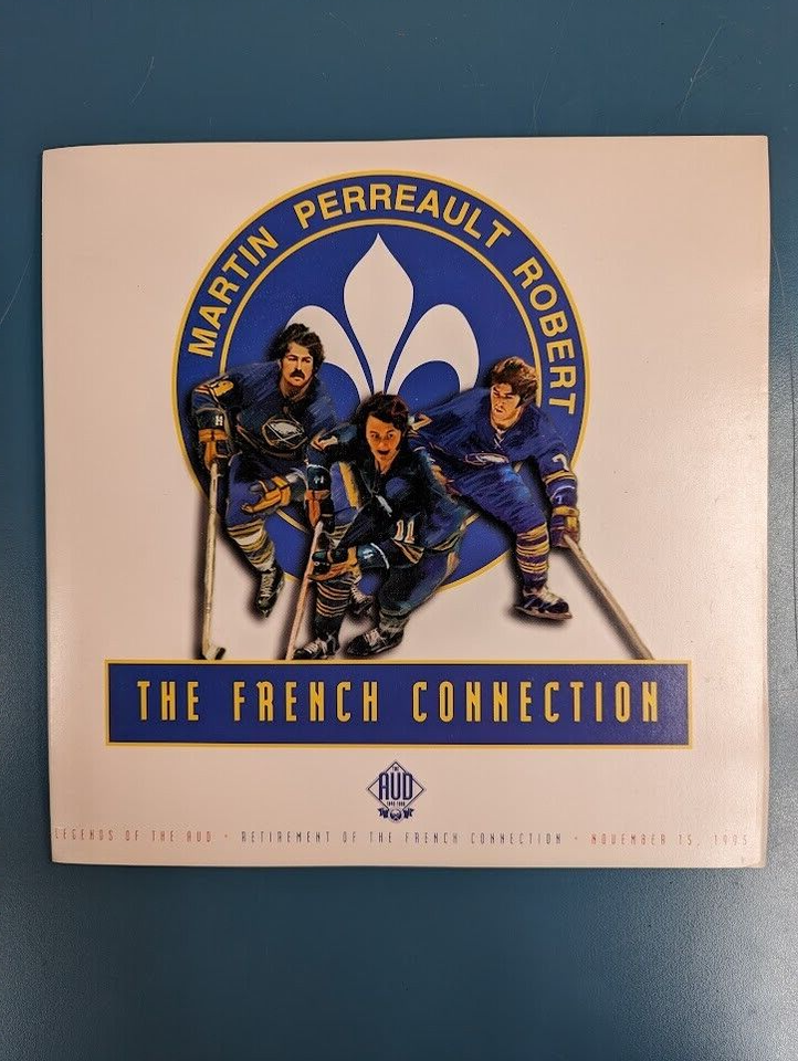 Buffalo Sabres French Connection Retirement Souvenir Tri Fold 11-15-95 ...