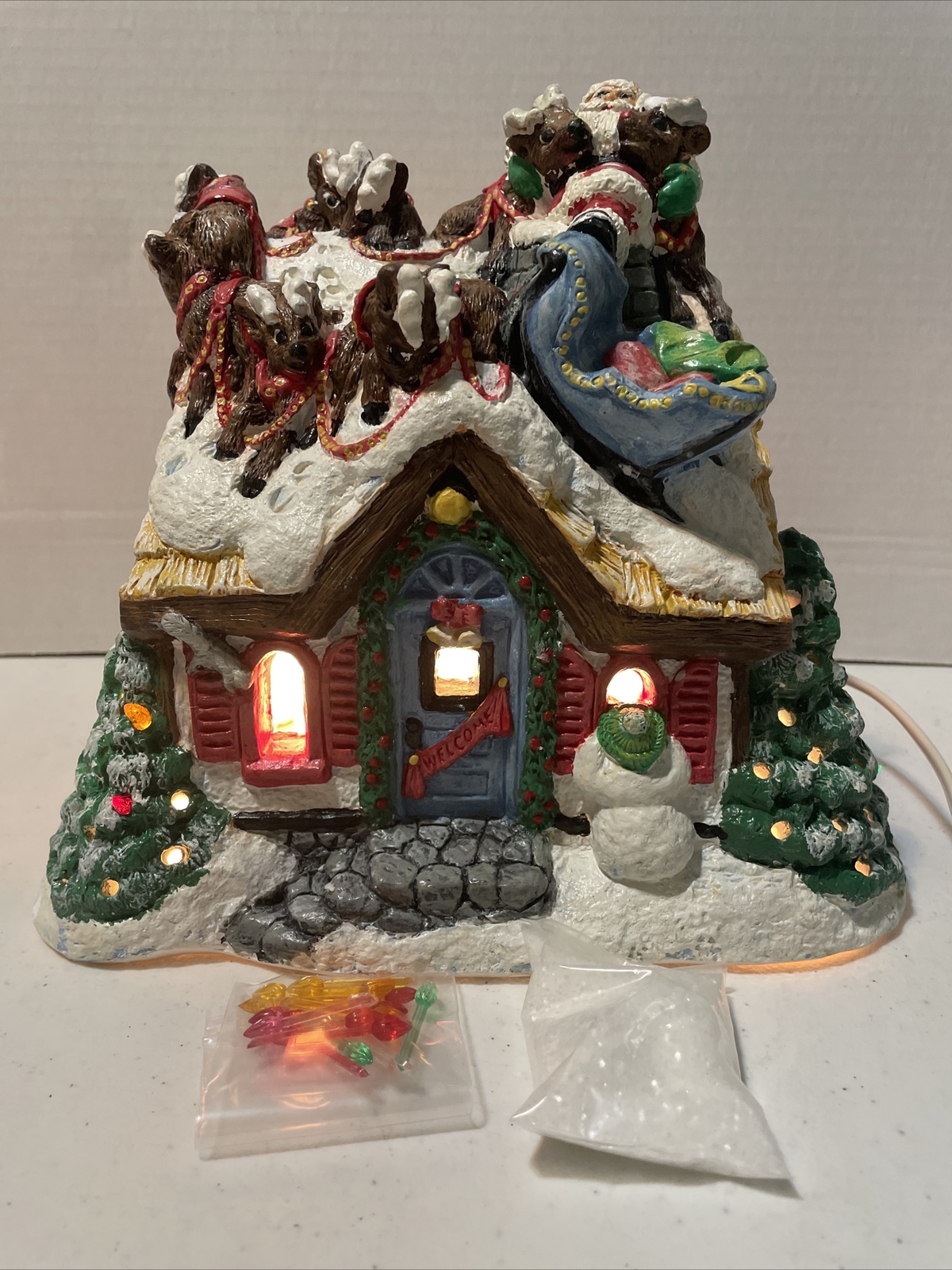 Wee Crafts : "SANTA'S LAST STOP" - Christmas FINISHED Painted Kit ...