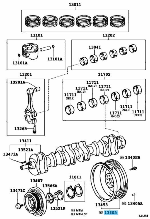 TOYOTA SUPRA JZA80 93-98 Genuine Crankshaft Harmonic Balancer Pulley ...