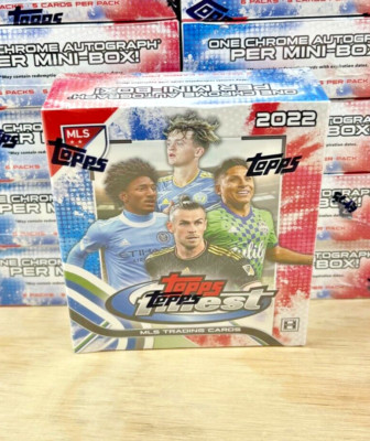 2022 Topps Finest MLS Soccer HOBBY - FACTORY SEALED MINI BOX - BULK ...