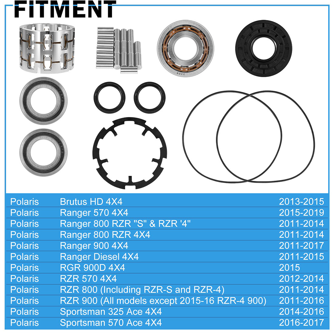 For Polaris Front Diff Rebuild Kit Sprague Armature Plate Ranger RZR ...