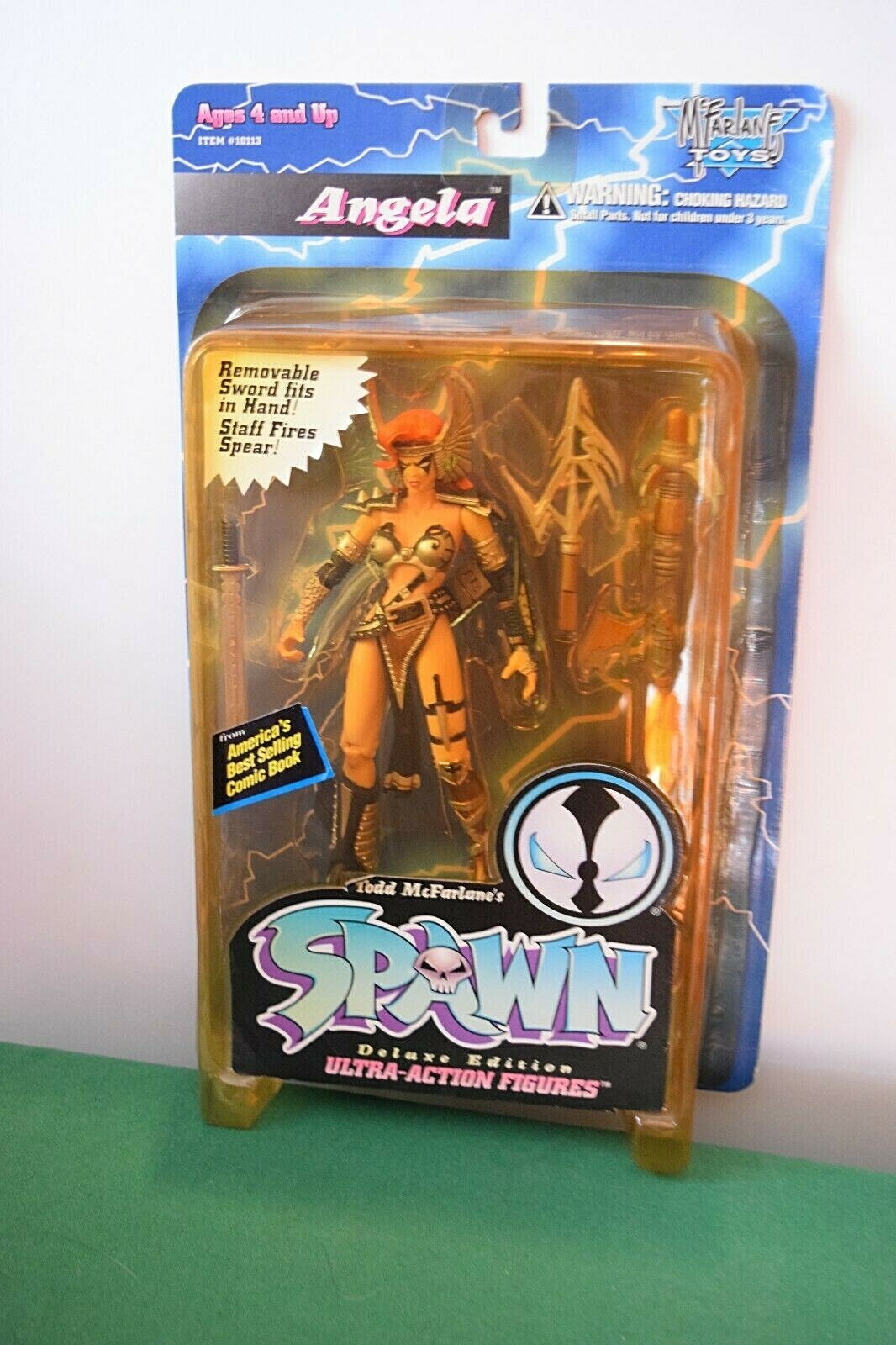 1995 McFarlane Toys Spawn ANGELA Deluxe Edition Ultra-Action Figure-Mint | eBay
