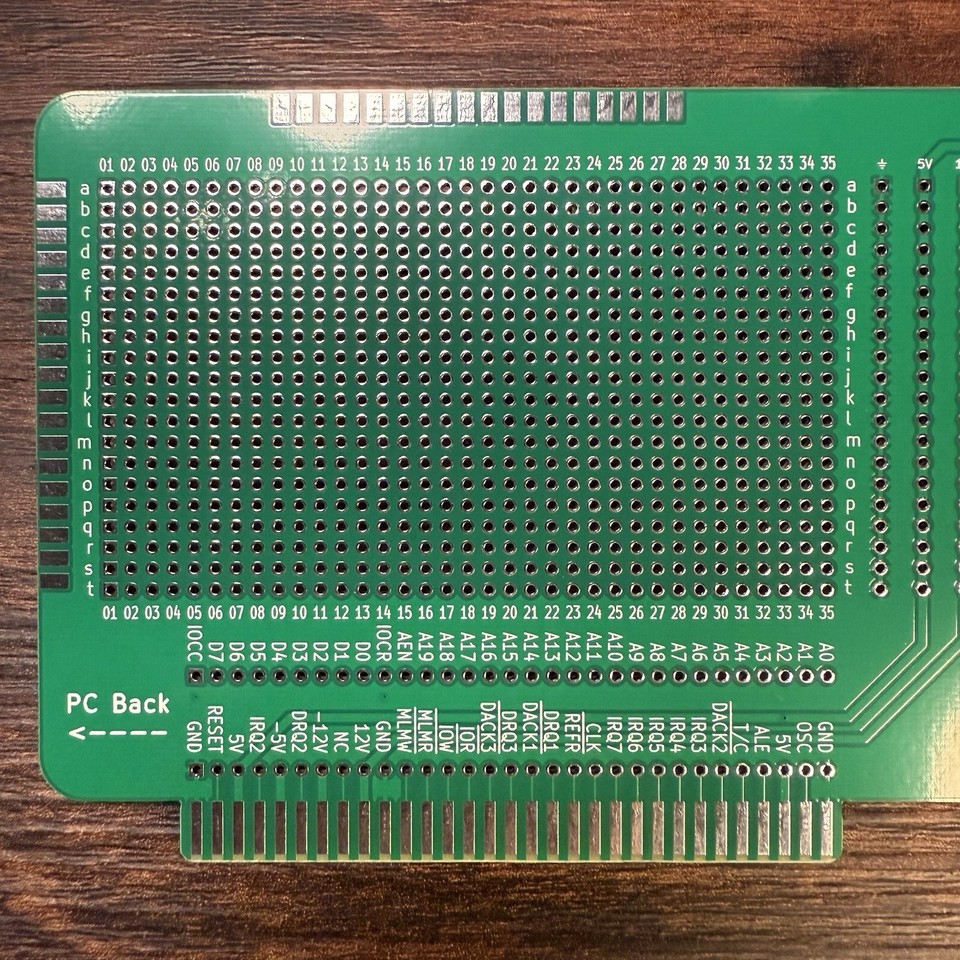 XT Prototyping Board PCB for 8-Bit ISA / IBM PC XT Expansion Card By ...