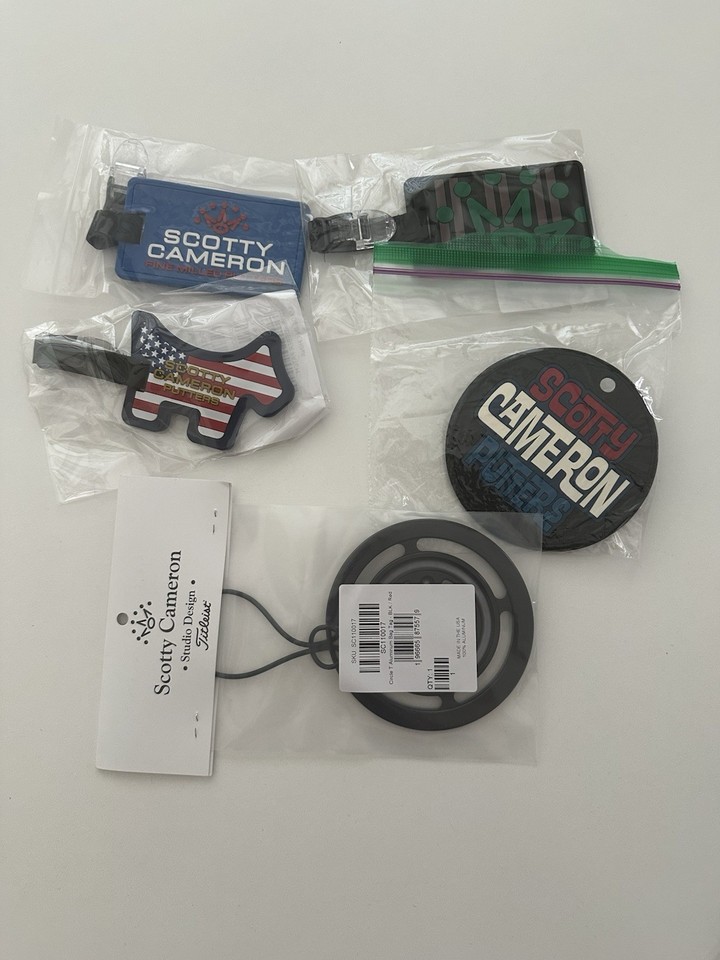 New Scotty Cameron American Flag, Crown Leashes & Peace Disk, Circle T ...