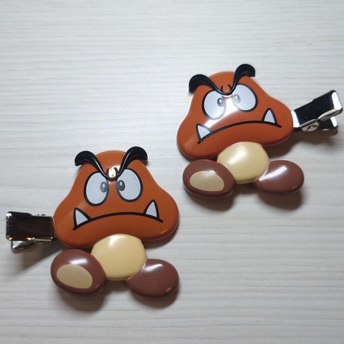 Nintendo Mario Goomba Hair Clip | eBay