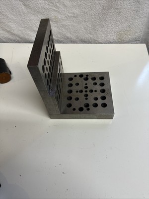 Machinist/Toolmaker 90 angle plate, hardened precision 7x6x5 Stepped ...