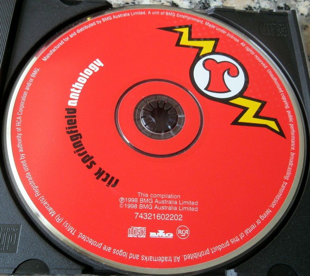 Anthology by Rick Springfield (CD, Mar-1999, Bmg) for sale online | eBay