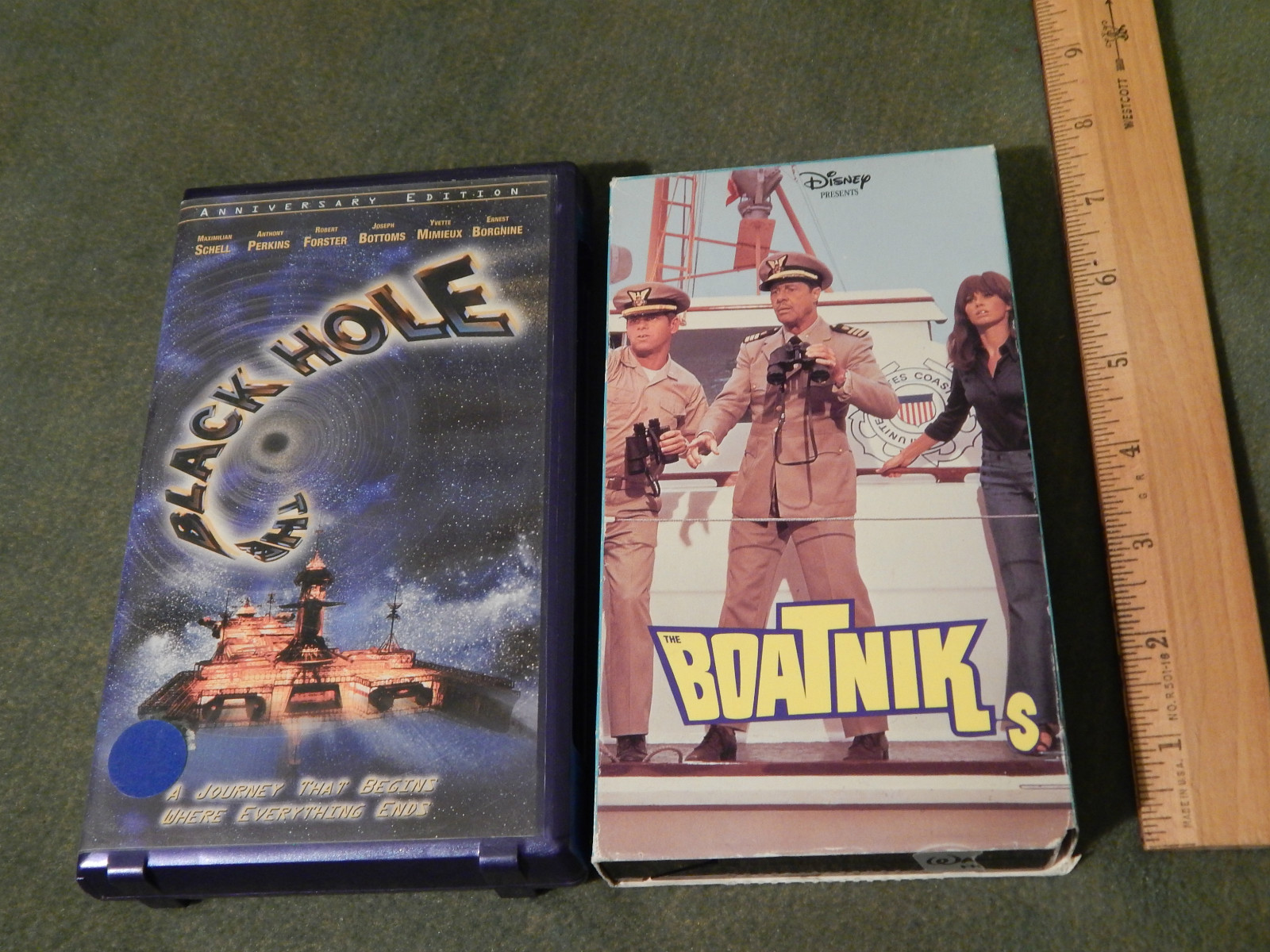 DISNEY Double Feature (LOT of 2) "The Black Hole" + "The Boatniks" [VHS ...