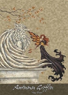 ART POSTER ~ FAIRIES AUTUMN GRIFFIN AMY BROWN FAERY | eBay