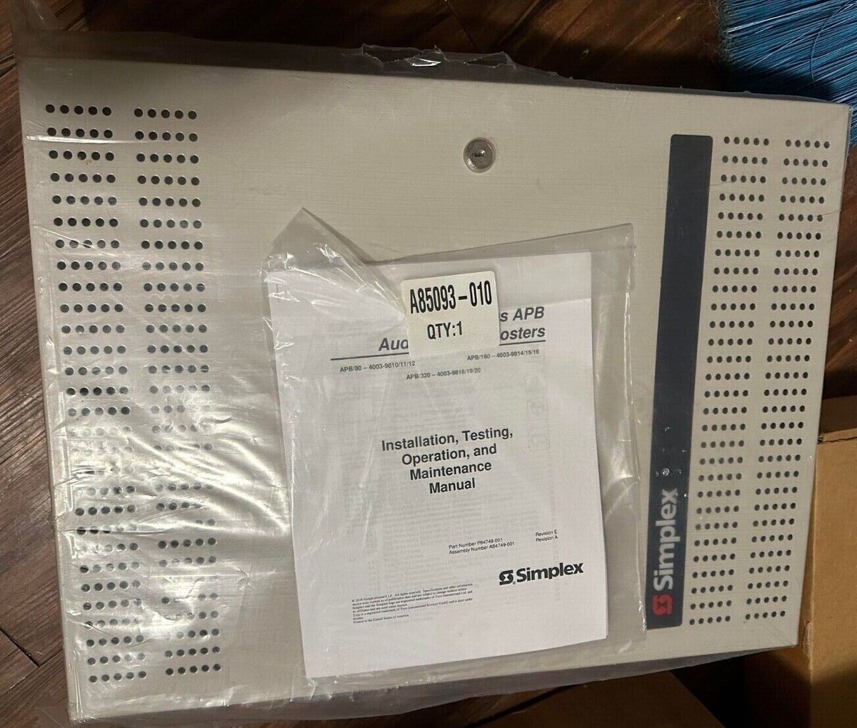 SIMPLEX 4009-9201 120VAC Fire Safety Equipment Simplex 4009-9201 NAC ...
