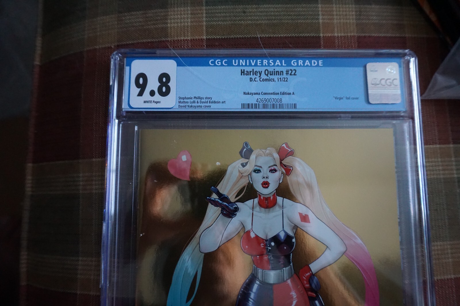 Harley Quinn #22, CGC 9.8, Nakayama NYCC '22, Virgin Foil, Color ...