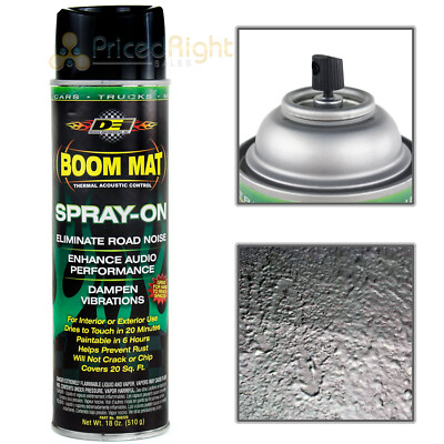 Sound Deadening DEI Boom Mat Spray On 18oz Enhance Audio Eliminate Road ...