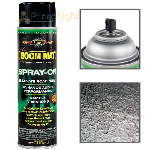 Sound Deadening DEI Boom Mat Spray On 18oz Enhance Audio Eliminate Road ...