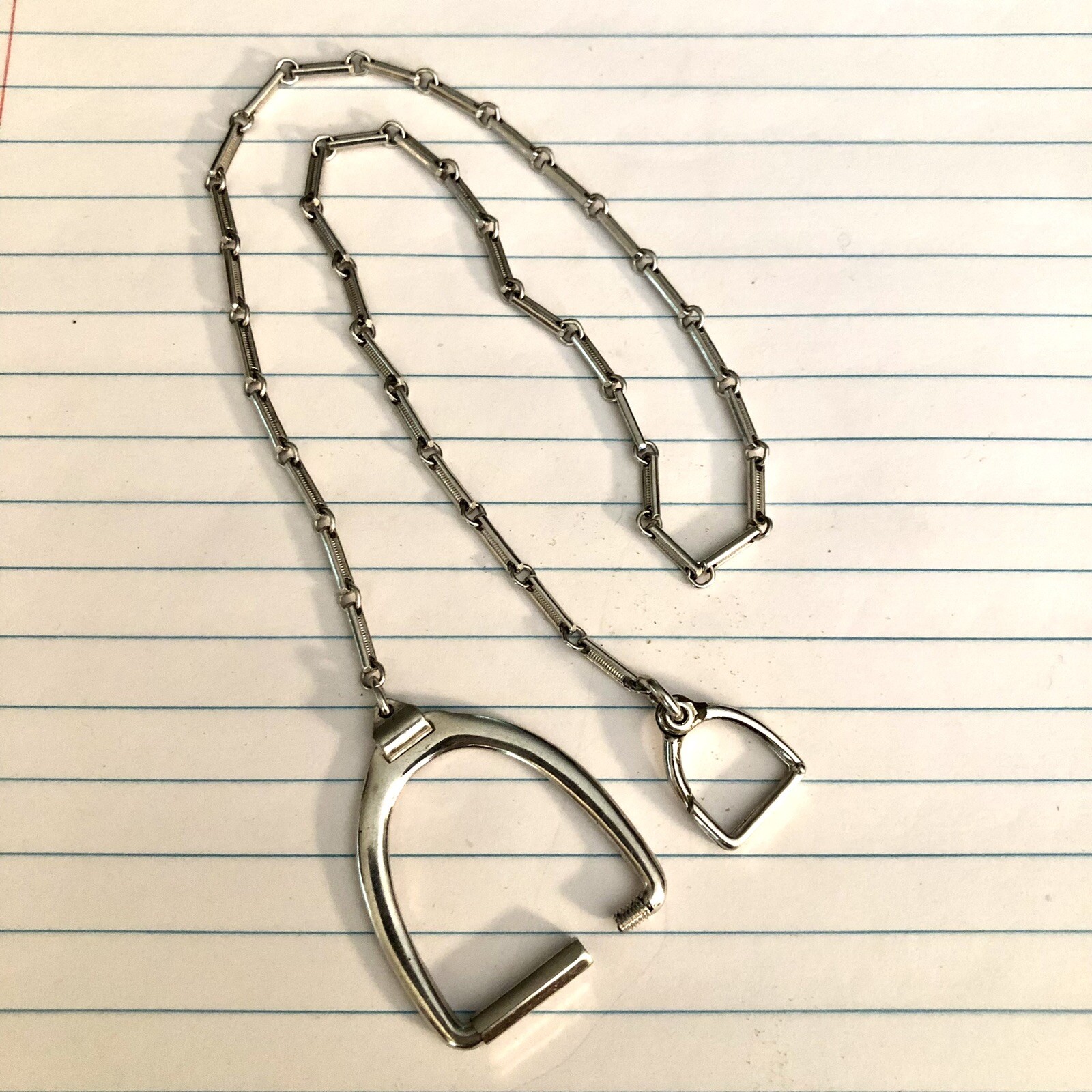 Stirrup Style Twist Type 18” Silver Key / Watch Fob Chain Lanyard ...