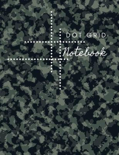 Dot Grid Notebook: Army Design Dotted Notebook/JournalLarge (8.5 x 11 ...