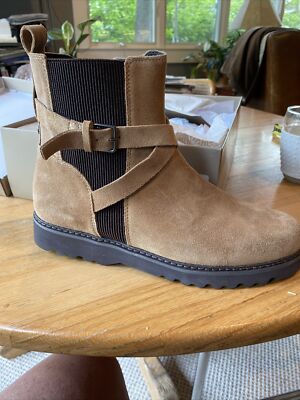 Donald Pliner Captain Leather & Suede Bootie Women's- sz10 NIB | eBay