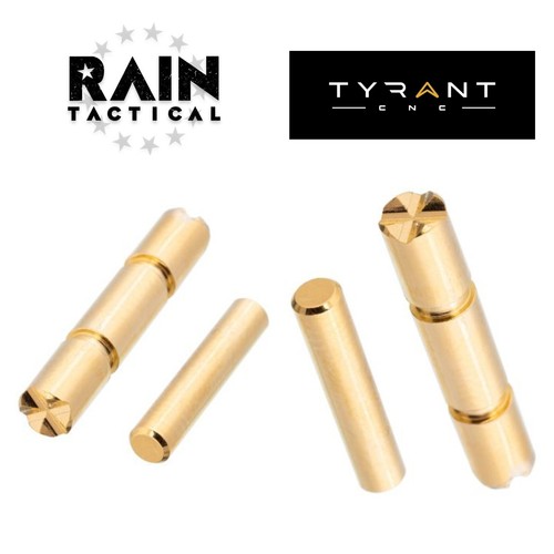 For Glock 43 43X 48 Tyrant CNC Enhanced DIAMOND CUT PINS GOLD ...
