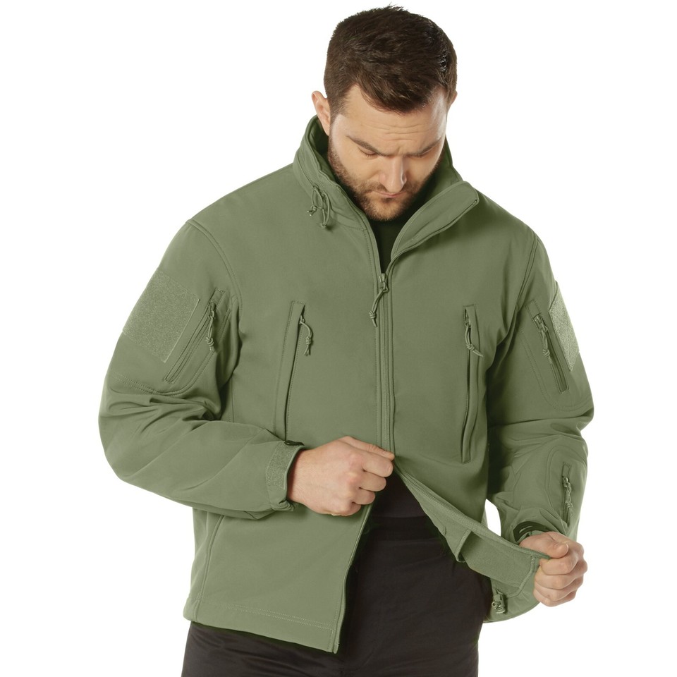 Special OPS Tactical Soft Shell Jacket w Waterproof Shell | eBay