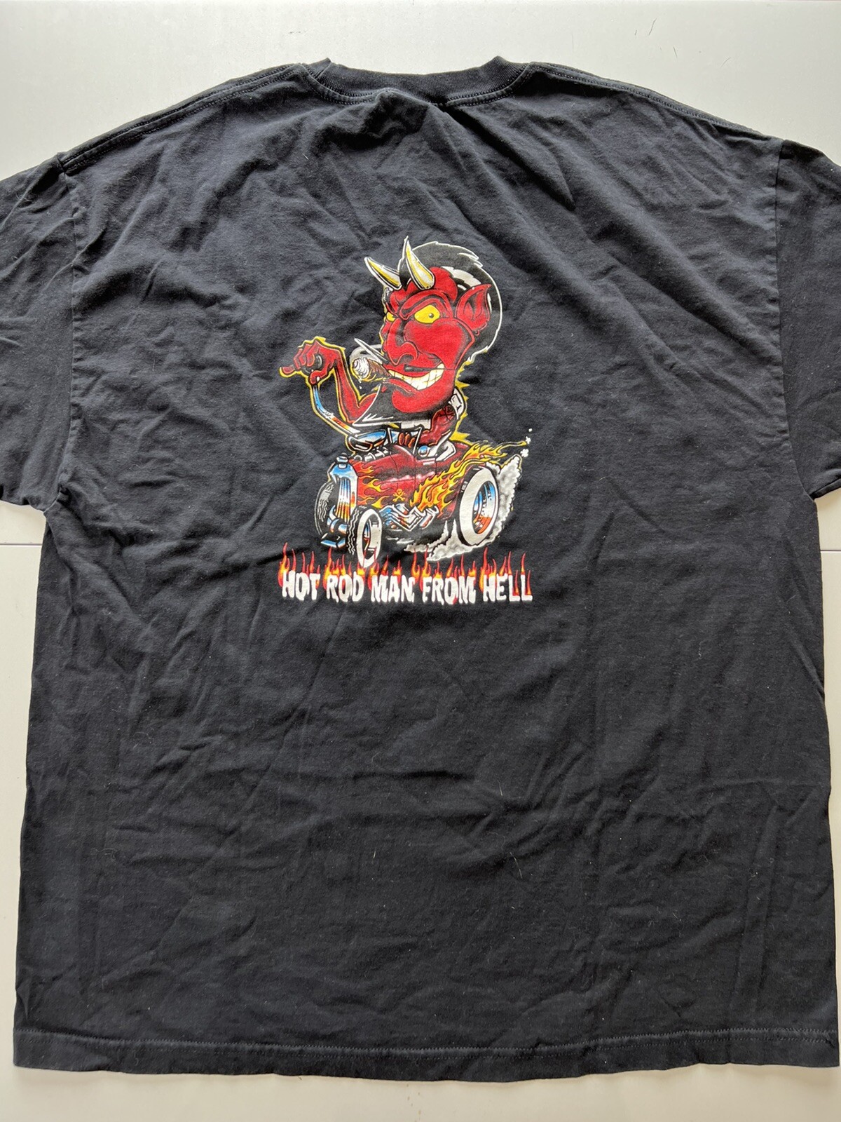 Vintage Hot Rod Man From Hell Devil Satan Motorcycle … - Gem