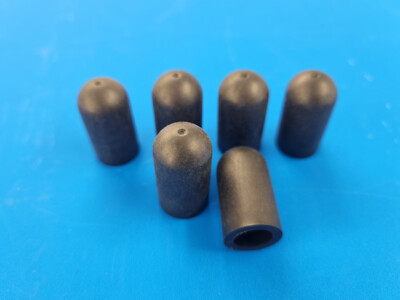 "REAL" RUBBER BLOCK OFF BLANK PLUGS 3/8 (10 mm) SOLD IN LOT OF 6 UNITS ...