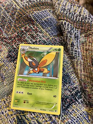 POKEMON Trading Card Stage 1 Mothim HP90 Wormadam First Gust 4/124 | eBay