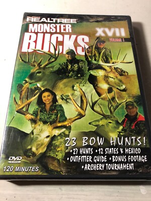 Realtree MONSTER BUCKS 17 XVII Vol. 1 (2009) DVD NEW Hunting ...
