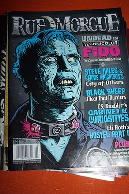 RUE MORGUE MAGAZINE - #68 - NEAR MINT CONDITION!! BAGGED AND BOARDED ...