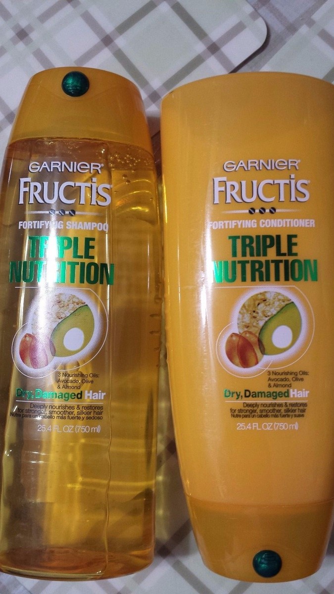 Garnier Fructis Shampoo Triple Nutrition Garnier Fructis Triple
