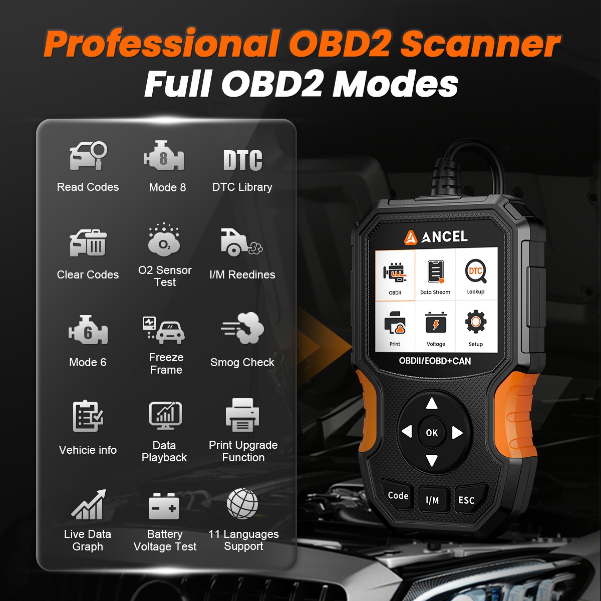 Automotive OBD2 Scanner OBD Code Reader Car Diagnostic Tool Check Engine Fault | eBay