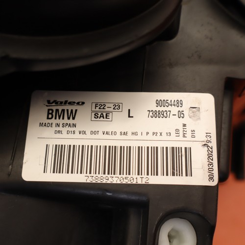 BMW M2 228 235 HEADLIGHT LEFT DRIVER 2014 2015 2016 2017 63117388937 ...