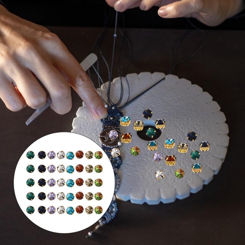 40pcs Glass Claws Drill Accessories Garment Decor Glass Claw ...