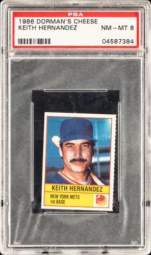 1986 DORMAN'S CHEESE KEITH HERNANDEZ PSA 8 | eBay