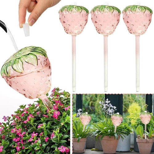 Glass Material Automatic Plant Watering Bulbs Drip System Outdoor ...