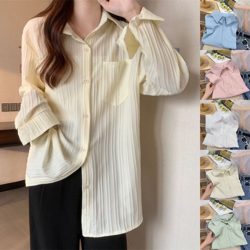 Sophisticated Collared Longsleeved Shirts for Women Enhance Your Style ...