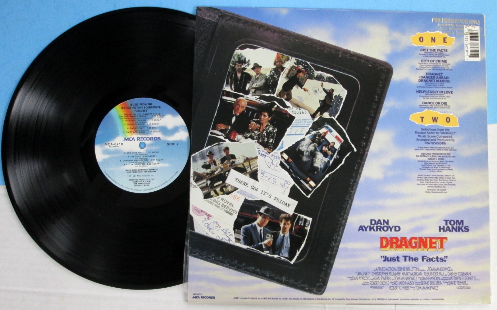 2x ART OF NOISE LPs: Dragnet (Soundtrack) & Dragnet Theme 12" (1987 ...