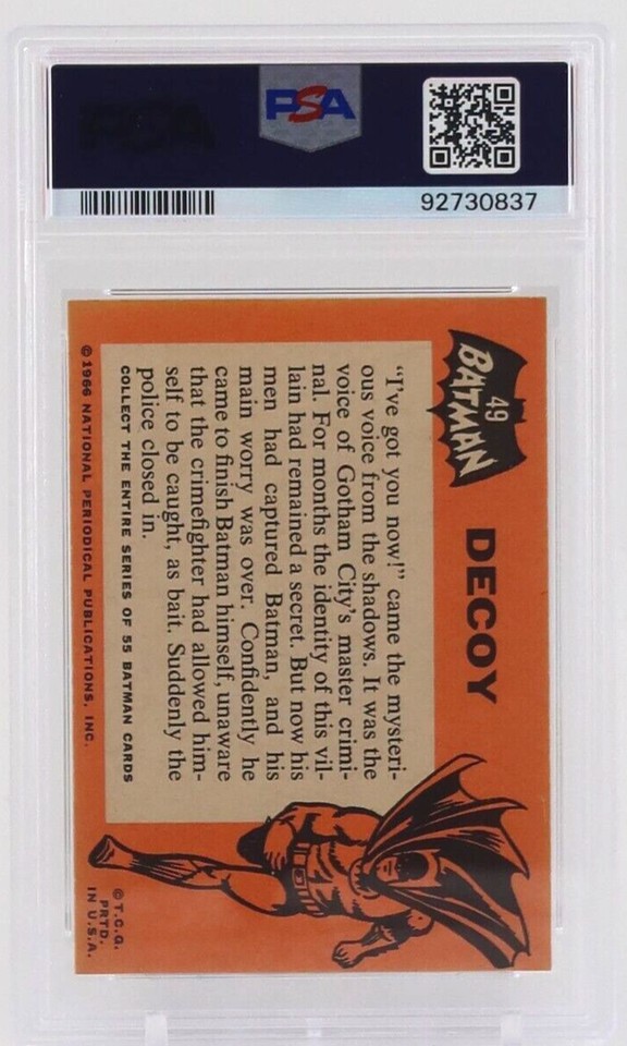 1966 Topps Batman #49 Decoy PSA 5 | eBay