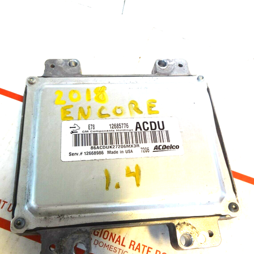 17 18 Buick Encore Engine Control Module Computer ECM ECU 12668986 ACDU ...