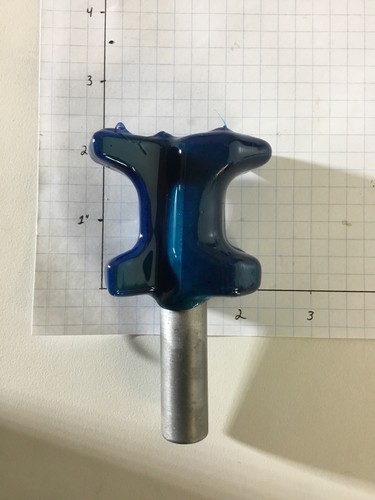 CNC Profiles Carbide Tipped Router Bit 5/8” Shank, 2 Flute. Table Edge ...